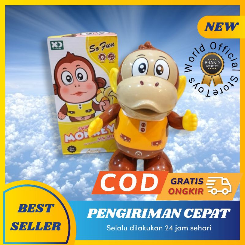 Jual Toys - Mainan Anak Robot Monyet Dance Menari - Monkey Dancing ...