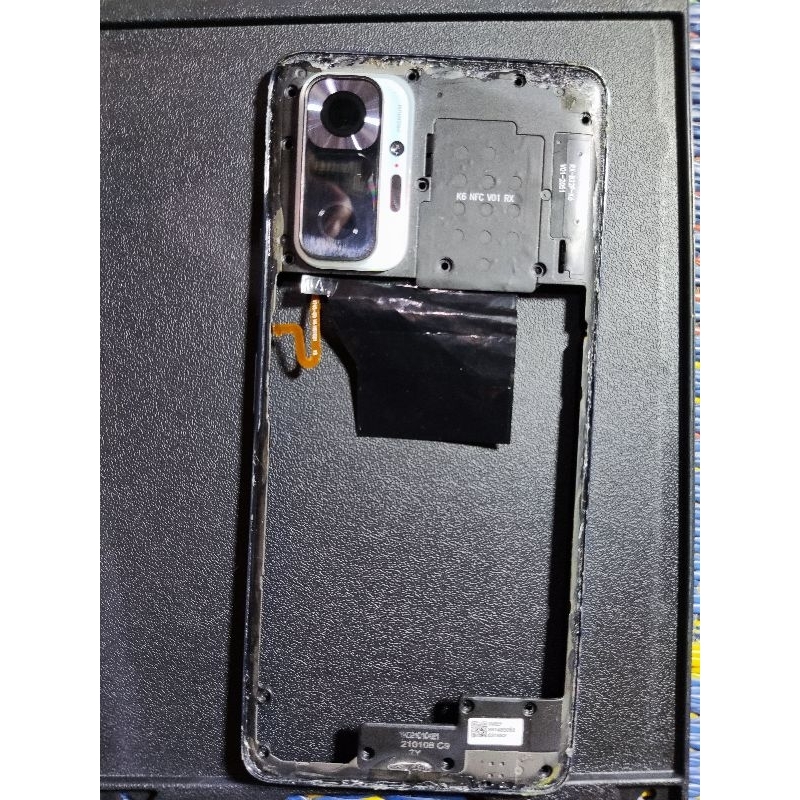 Jual tutup mesin plus kaca kamera redmi note 10 pro orii | Shopee Indonesia