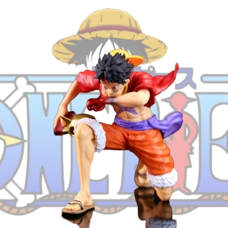 Jual Action Figure One Piece Luffy Gear 2 Figure Statue Bawa Topeng ...