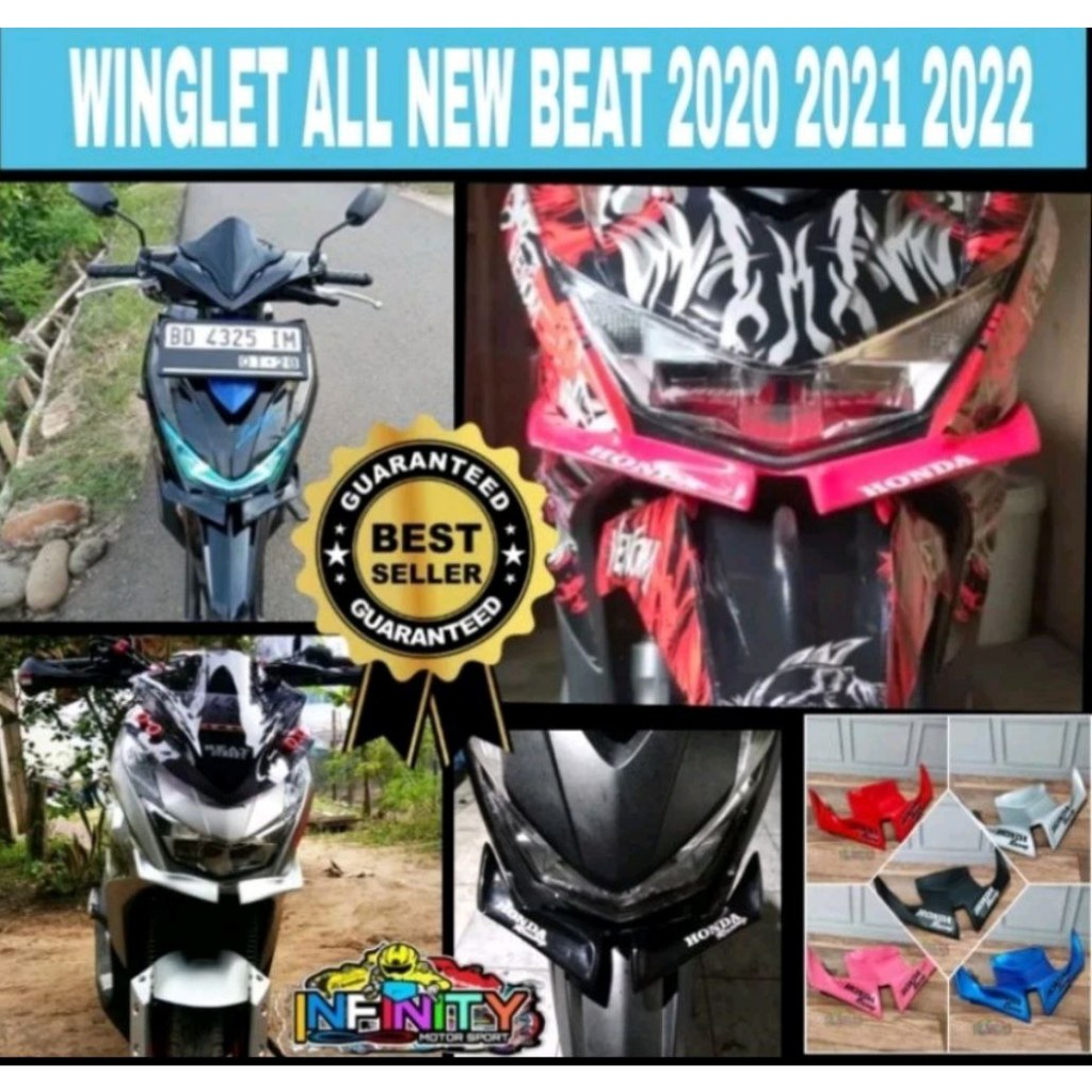 Jual WINGLET BEAT DELUXE STREET 2020 2021 2022 BEAT WINGLET ALL NEW ...
