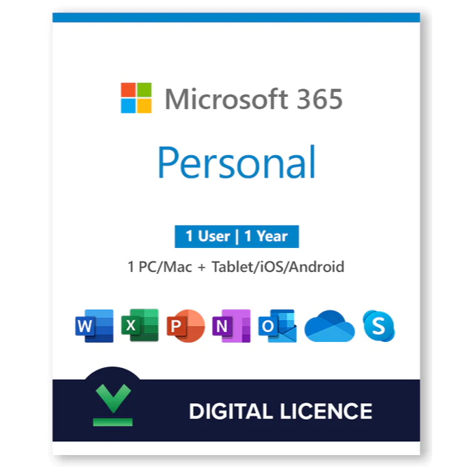 Jual Microsoft Office 365 Personal ESD Resmi Original Lisensi Key 1 ...