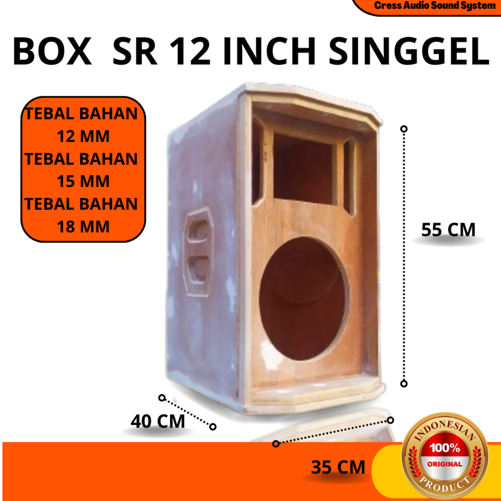 Jual Box SR 12 Inch SinggelTriplek 12mm 15mm 18mm | Shopee Indonesia