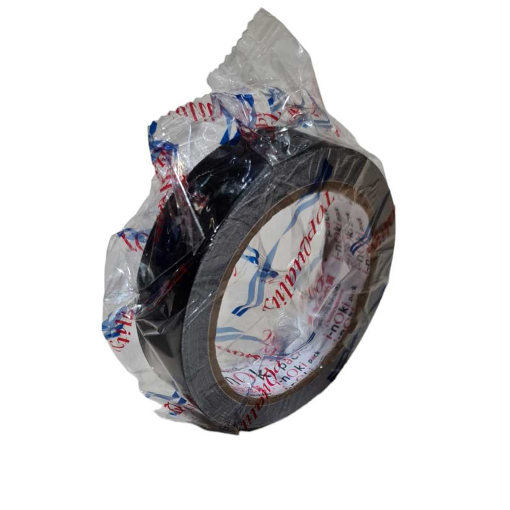 Jual Lakban kain hitam 1" 24mm inoki cloth tape - | Shopee Indonesia
