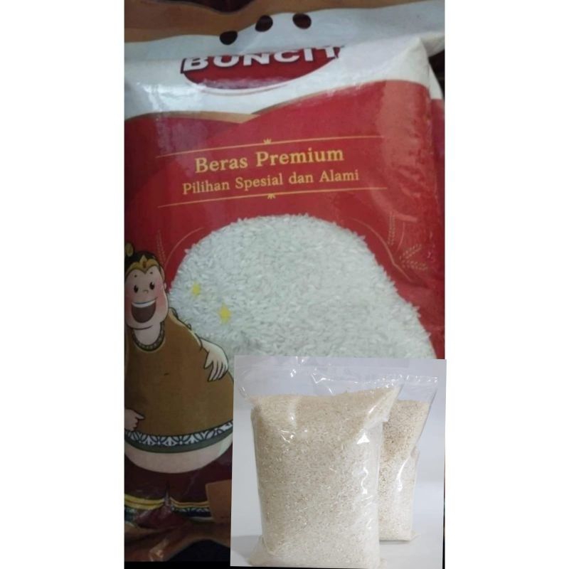 Jual Beras BUNCIT kemasan repack 1kg | Shopee Indonesia