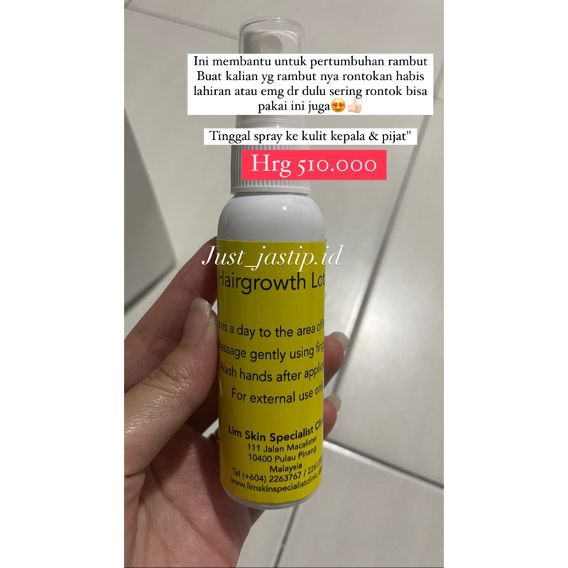 Jual Hairgrowth lotion lim huat bee (PO PENANG) | Shopee Indonesia