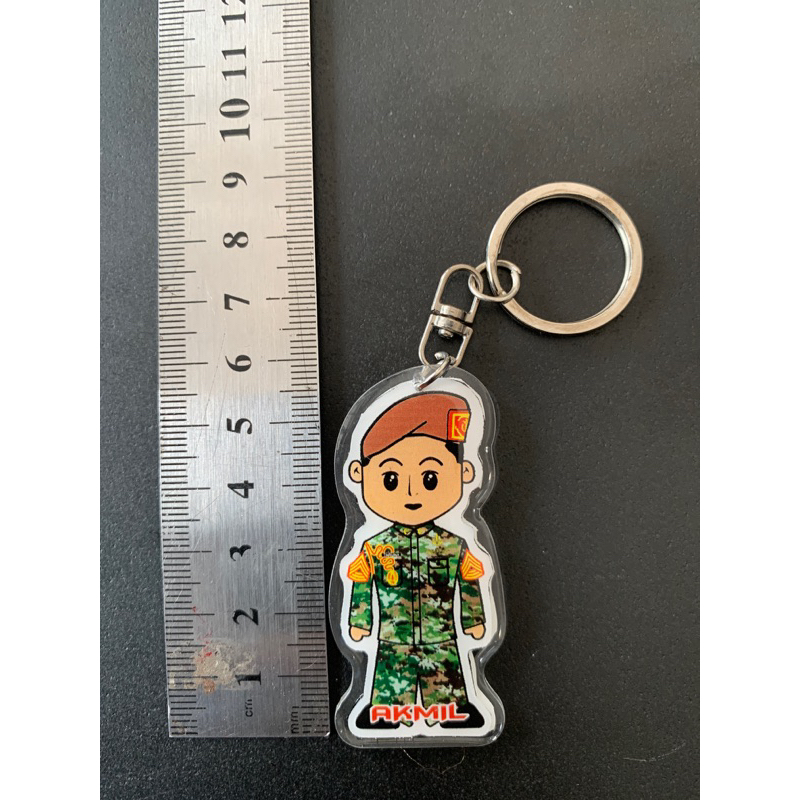 Jual Ganci Gantungan Kunci Mika Sevron Baju Mini Loreng PDL Taruna ...