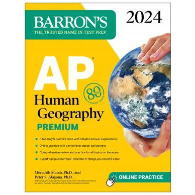 Princeton Review AP Human Geography Prep 2024 By The Princeton Review 9780593517215 Reference ...