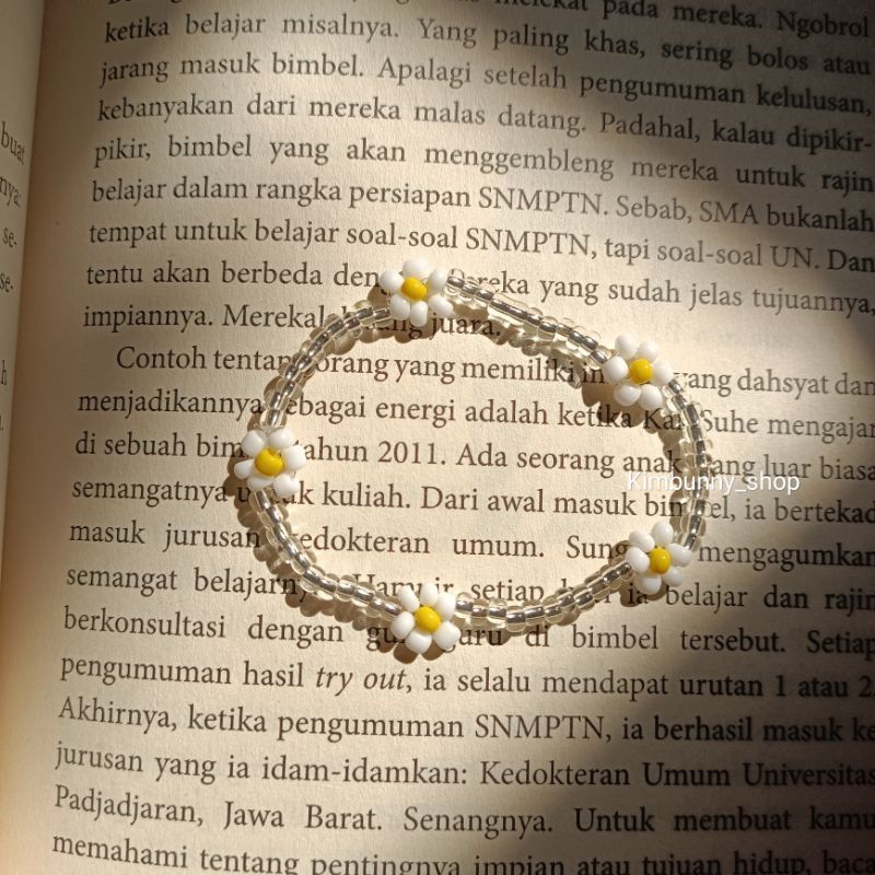 Jual DAISY gelang manik korea / gelang couple / gelang bunga daisy ...