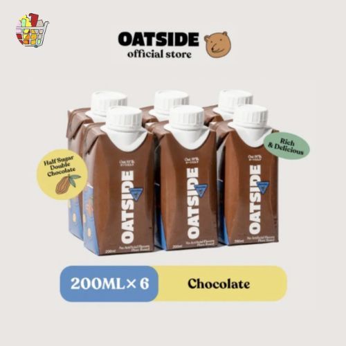 Jual Oatside Mini Oat Milk Susu Oat 200ML (isi 6) - Chocolate | Shopee ...