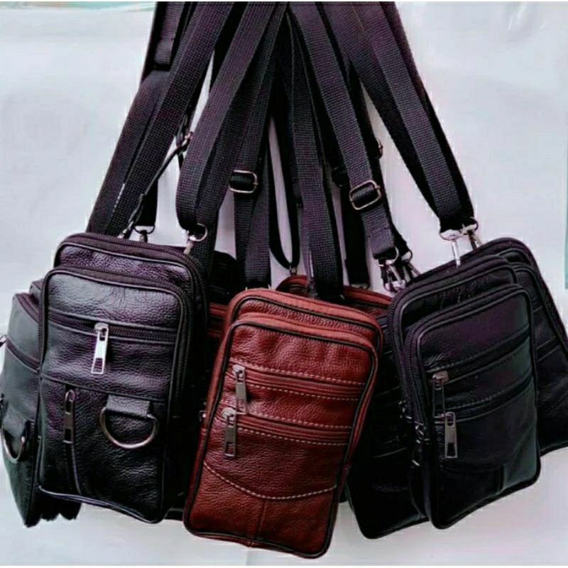 Jual TAS KULIT PRIA ASLI KULIT TA SLEMPANG SAPI SUPER ORIGINAL ASLI ...