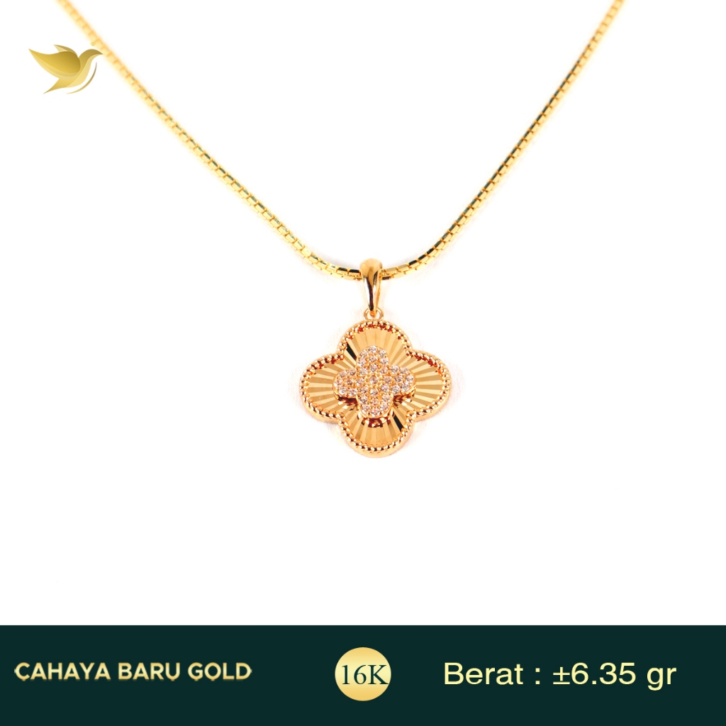 Jual CLOVER ARSIR NECKLACE 16K | Shopee Indonesia