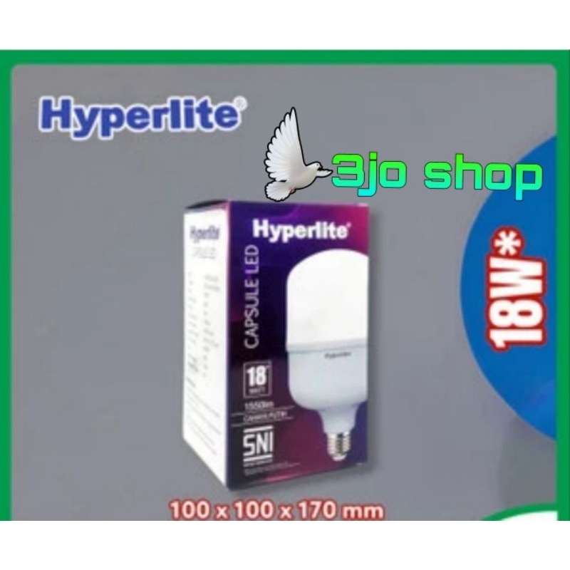 Jual Lampu Led Capsule 18 Watt Hyperlite Cahaya Putih | Shopee Indonesia