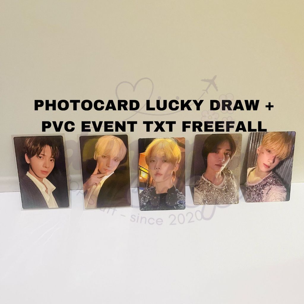 Jual [READY STOCK] PHOTOCARD OFFICIAL TXT FREEFALL LUCKY DRAW SOUNDWAVE ...