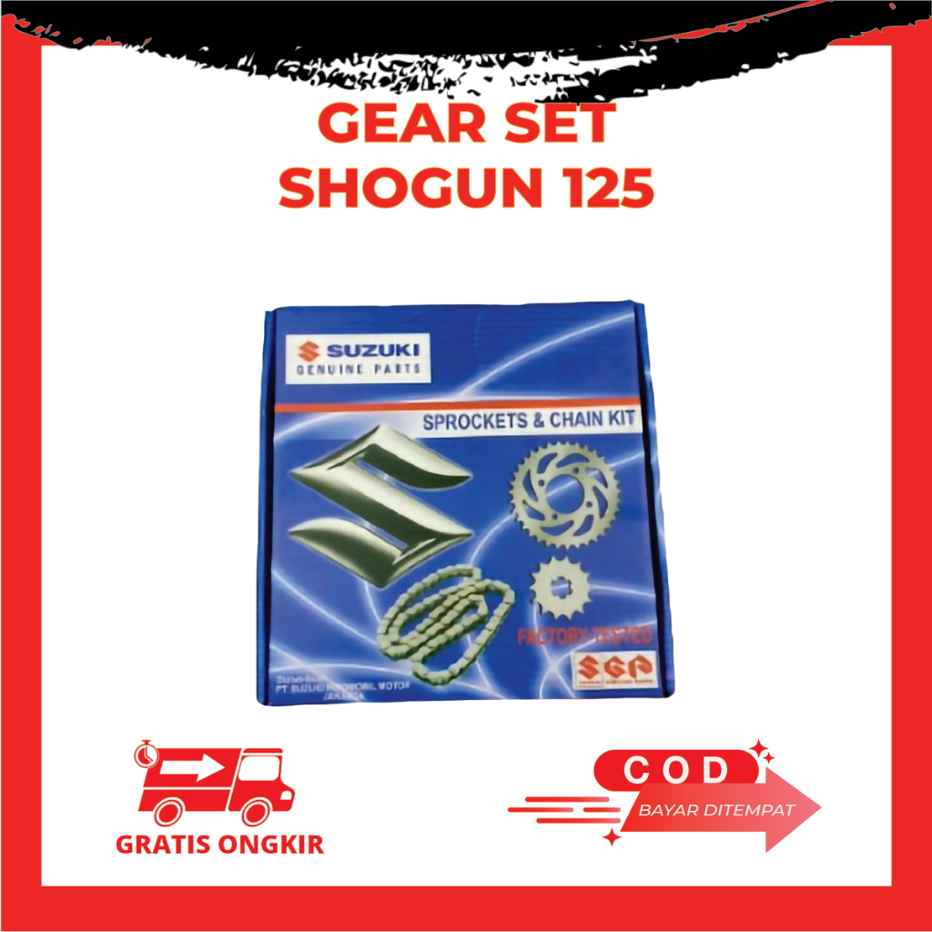 Jual Gear Set Rantai Suzuki Shogun 110 Shogun 125 Smash 110 Kode ...