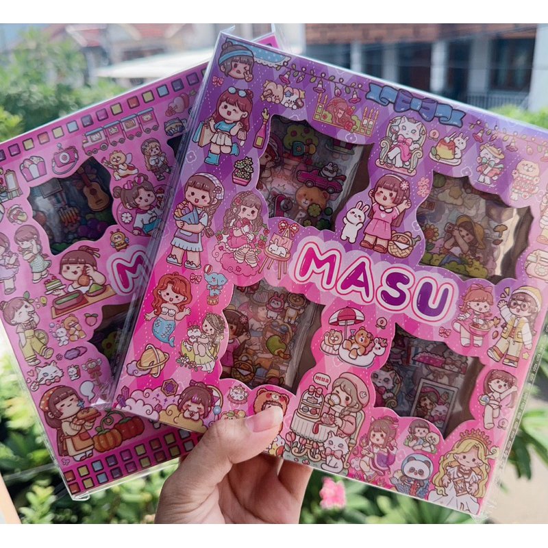Jual Stiker Model Baru Stiker Koran Girl Masu isi 100Lembar | Shopee ...