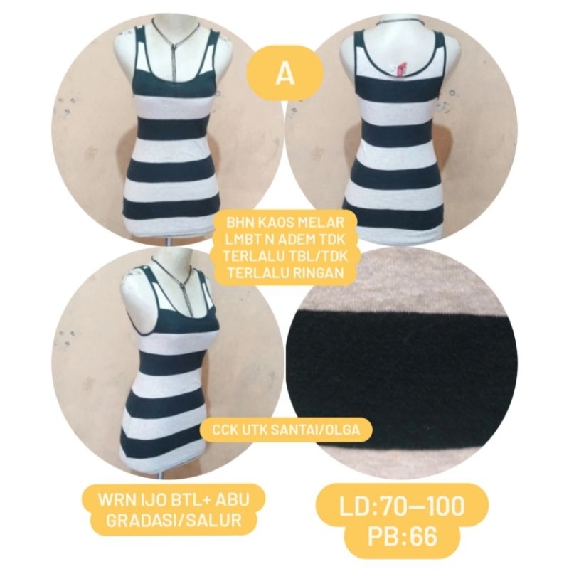 Jual TENKTOP/tenktop presbody/atasan sexsy/baju lengan kutung/A4 ...
