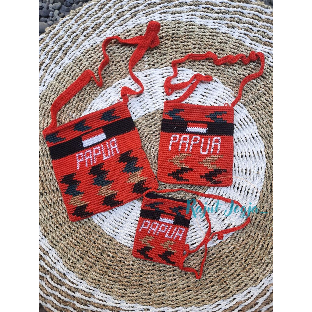 Jual Tas Papua , tas rajut , noken Papua, Tas selempang, Tas selempang ...