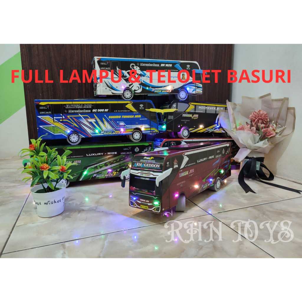 Jual MINIATUR MAINAN MOBIL BUS TELOLET ARMAGEDDON TUNGGAL JAYA FULL ...