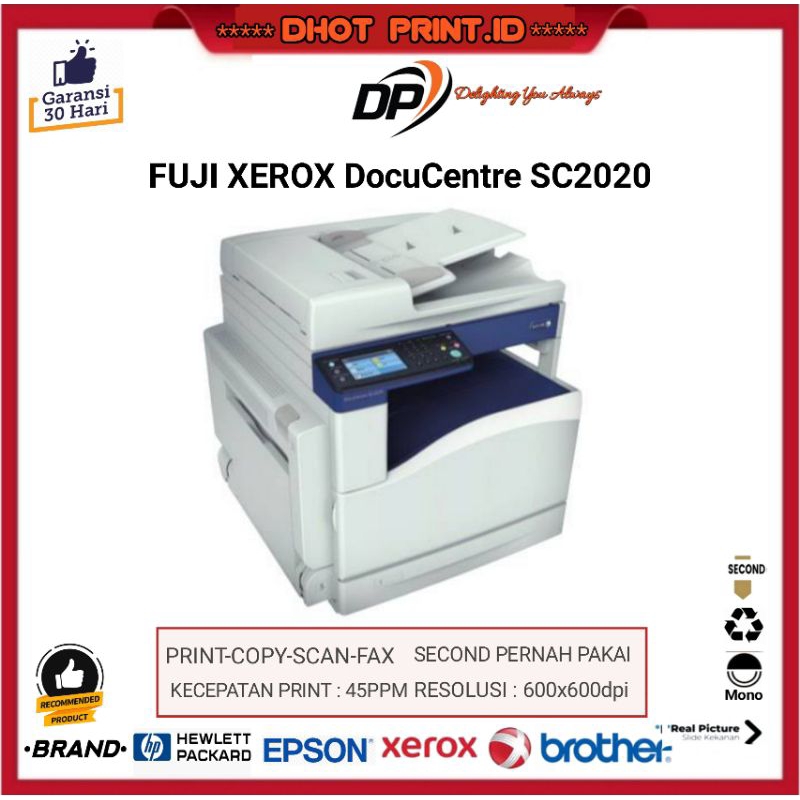 Jual Fuji Xerox DocuCentre SC2020 Multifungsi Color | Shopee Indonesia
