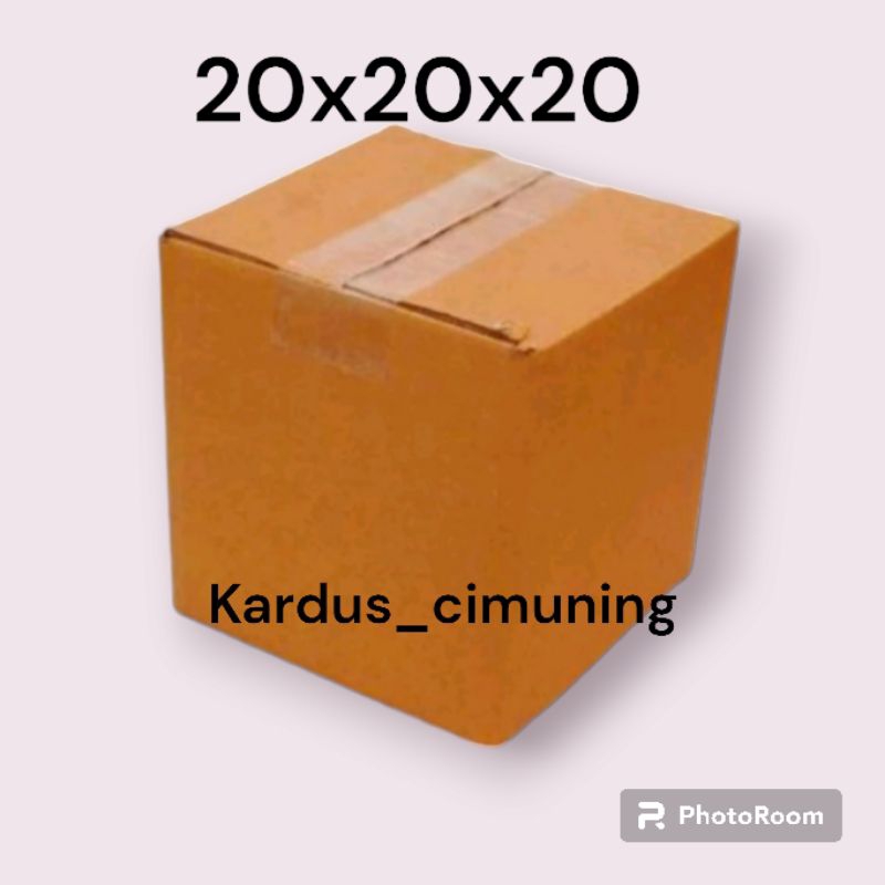 Jual kardus box packing 20x20x20 | Shopee Indonesia