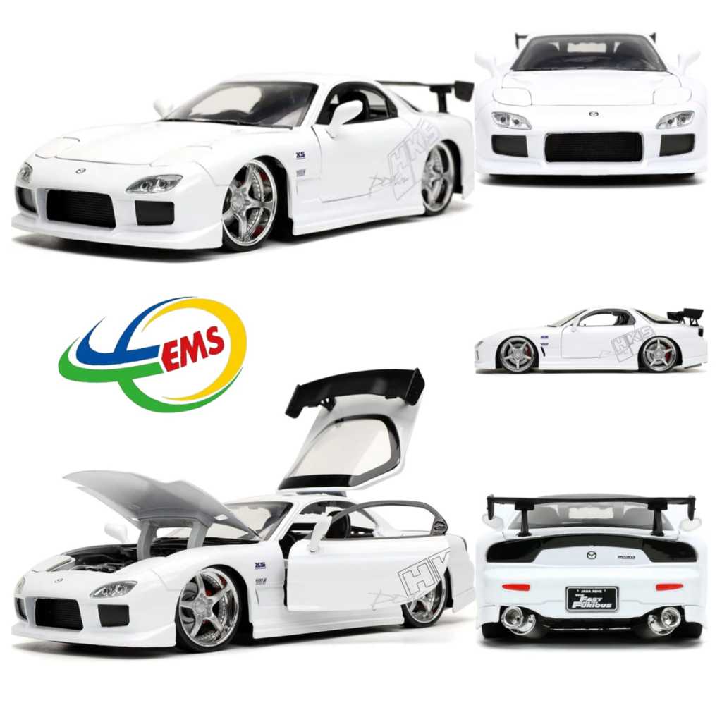 Jual 32607 - JADA 1/24 1993 MAZDA RX-7 FAST & FURIOUS | Shopee Indonesia