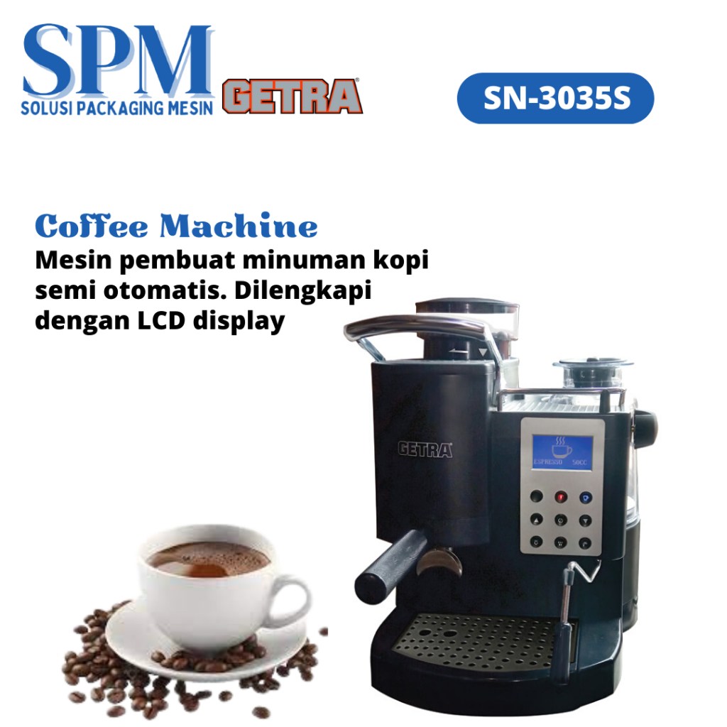 Jual Getra Mesin Kopi Coffee Machine Semi Otomatis SN-3035S / SN 3035S ...