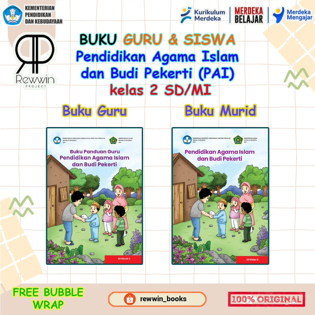 Jual Buku GURU dan SISWA Pendidikan Agama Islam dan Budi Pekerti (PAI) Kelas 2 SD Kurikulum ...