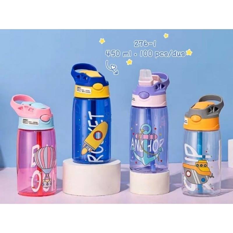 Jual Botol minuman anak anak 450ml bermotif gambar | Shopee Indonesia