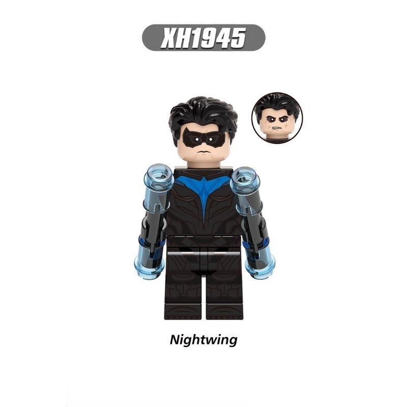 Jual Mini Action Figure Nightwing Robin Dc Comic Brick Mainan Balok ...