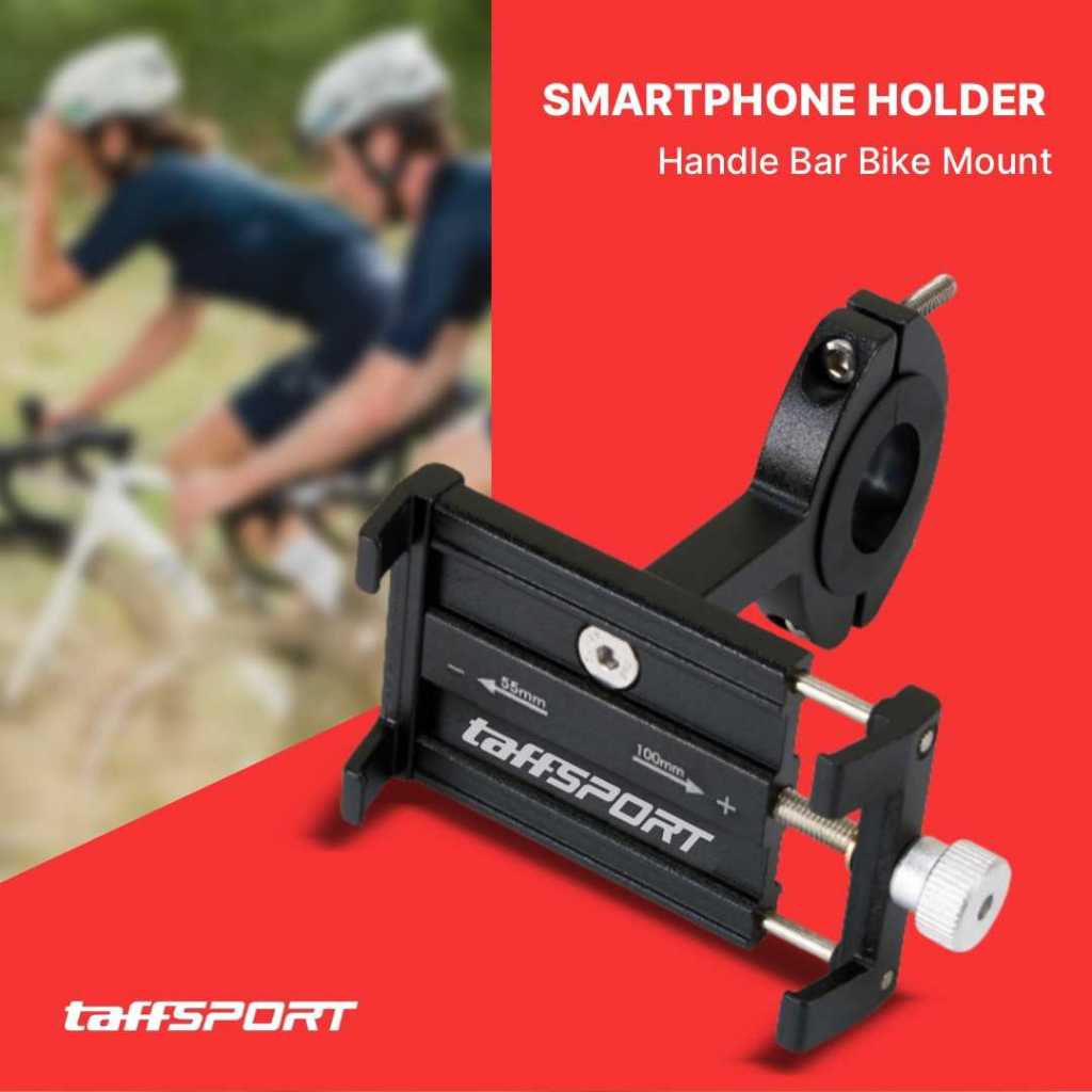 Jual Holder Dudukan Handphone Sepeda Handle Bar Bike Mount TaffSPORT ...