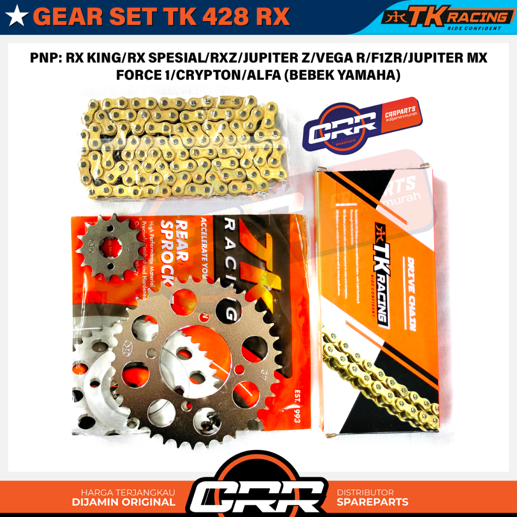 Jual Gear Set Girset 428 Yamaha Jupiter Z Vega R Jupiter MX RX King ...