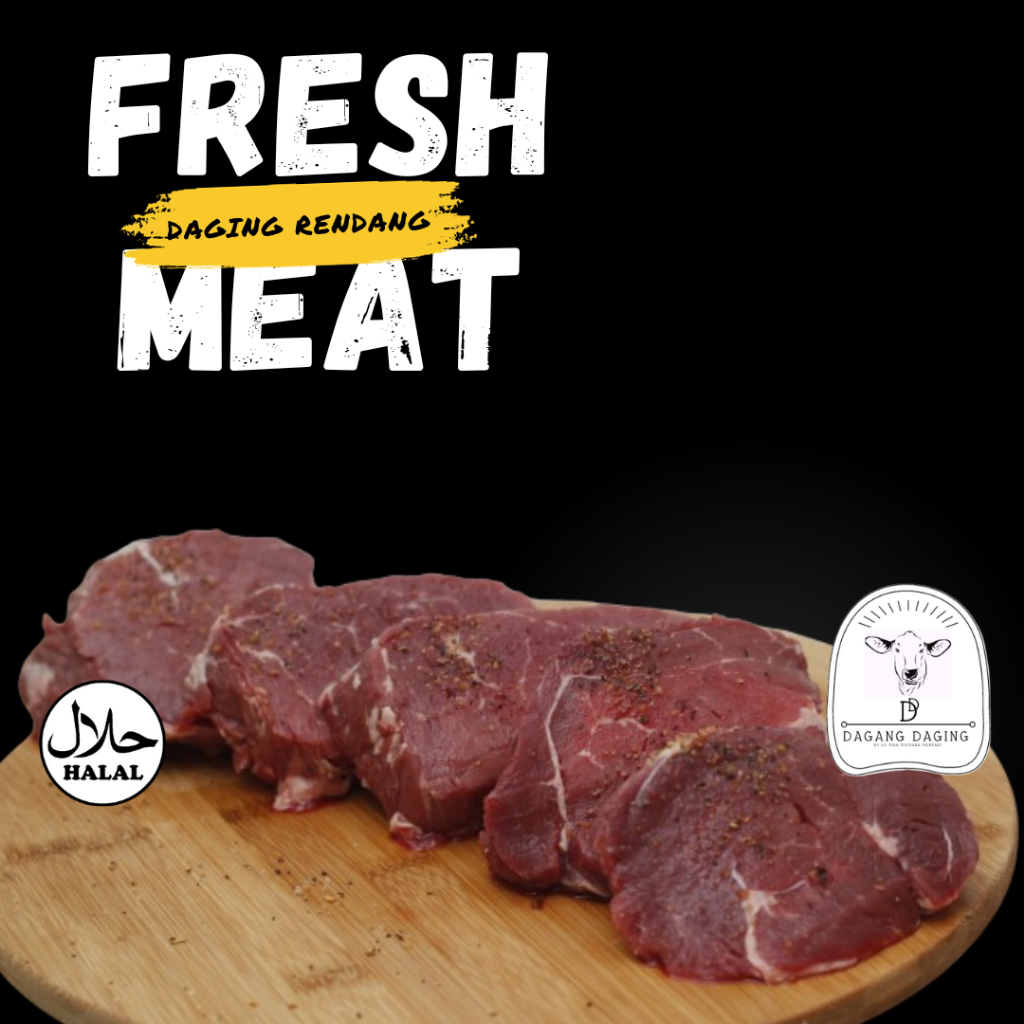 Jual Daging Sapi Potong Rendang Fresh Halal 1kg | Shopee Indonesia