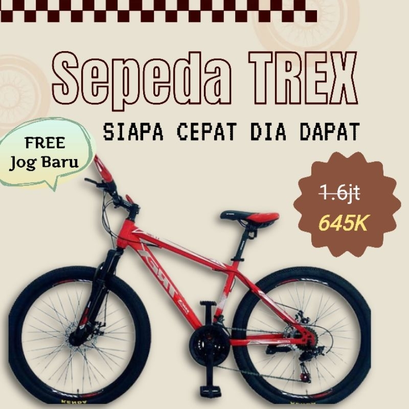 Jual Sepeda Gunung Branded TREX Dewasa Anak 26inch | Shopee Indonesia