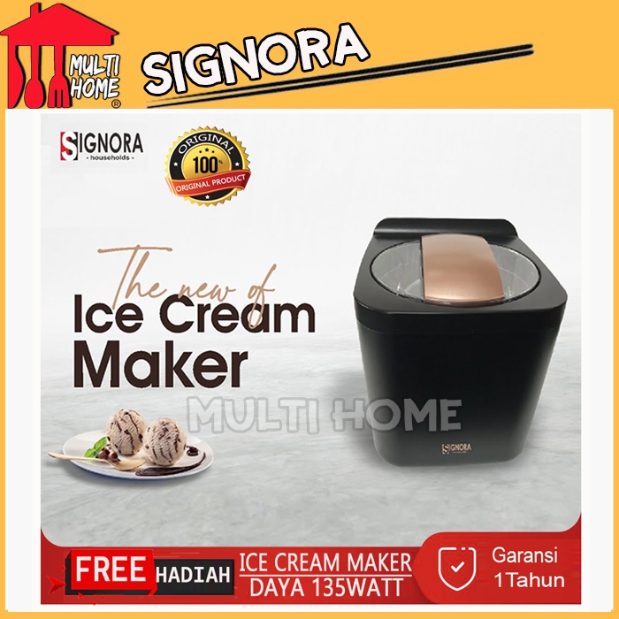 Jual Signora Ice Cream Maker / Mesin Pembuat Es Krim & Yogurt | Shopee ...