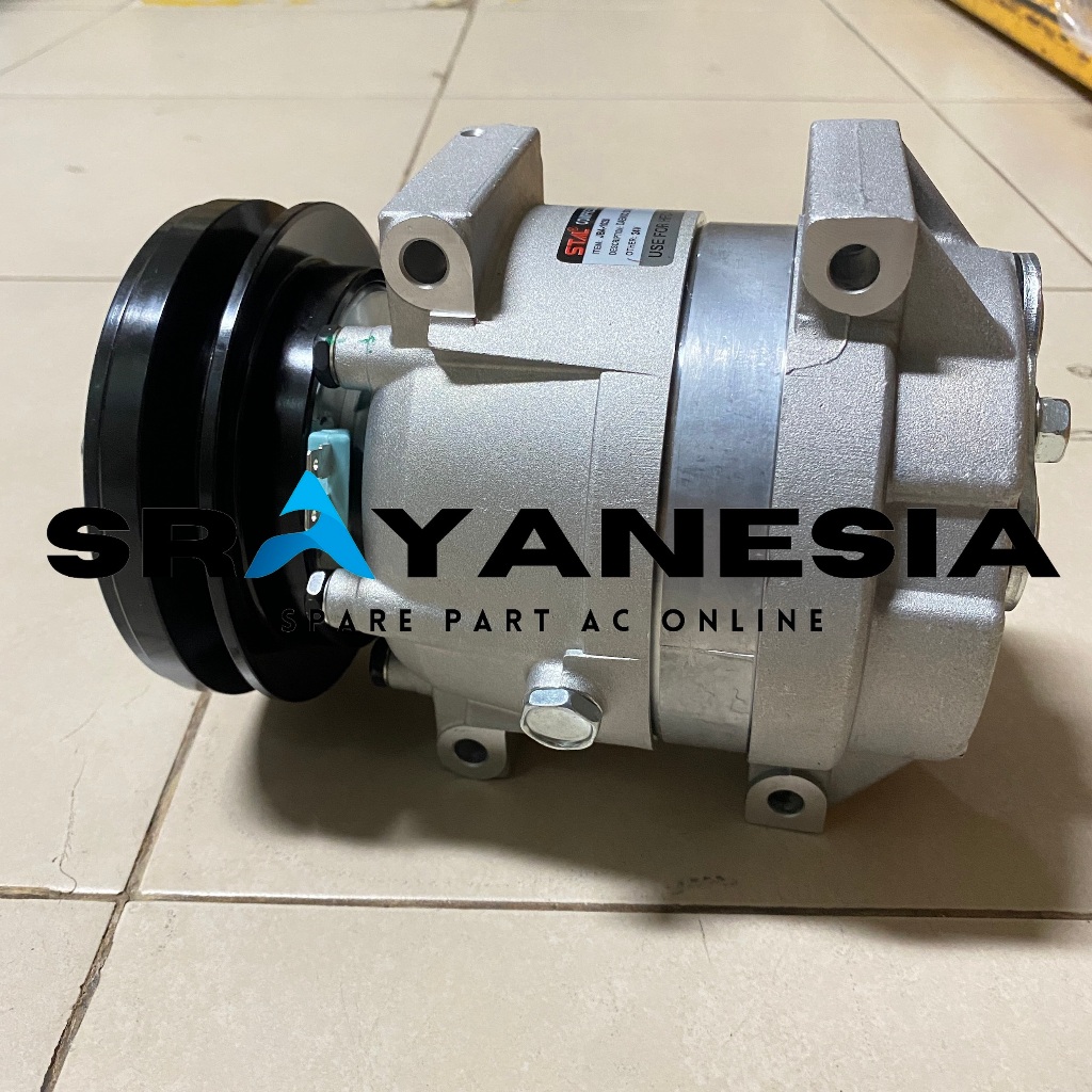 Jual Kompresor Compressor AC Excavator Hyundai 480, Daewoo R220-9 Alat Berat 24V | Shopee Indonesia