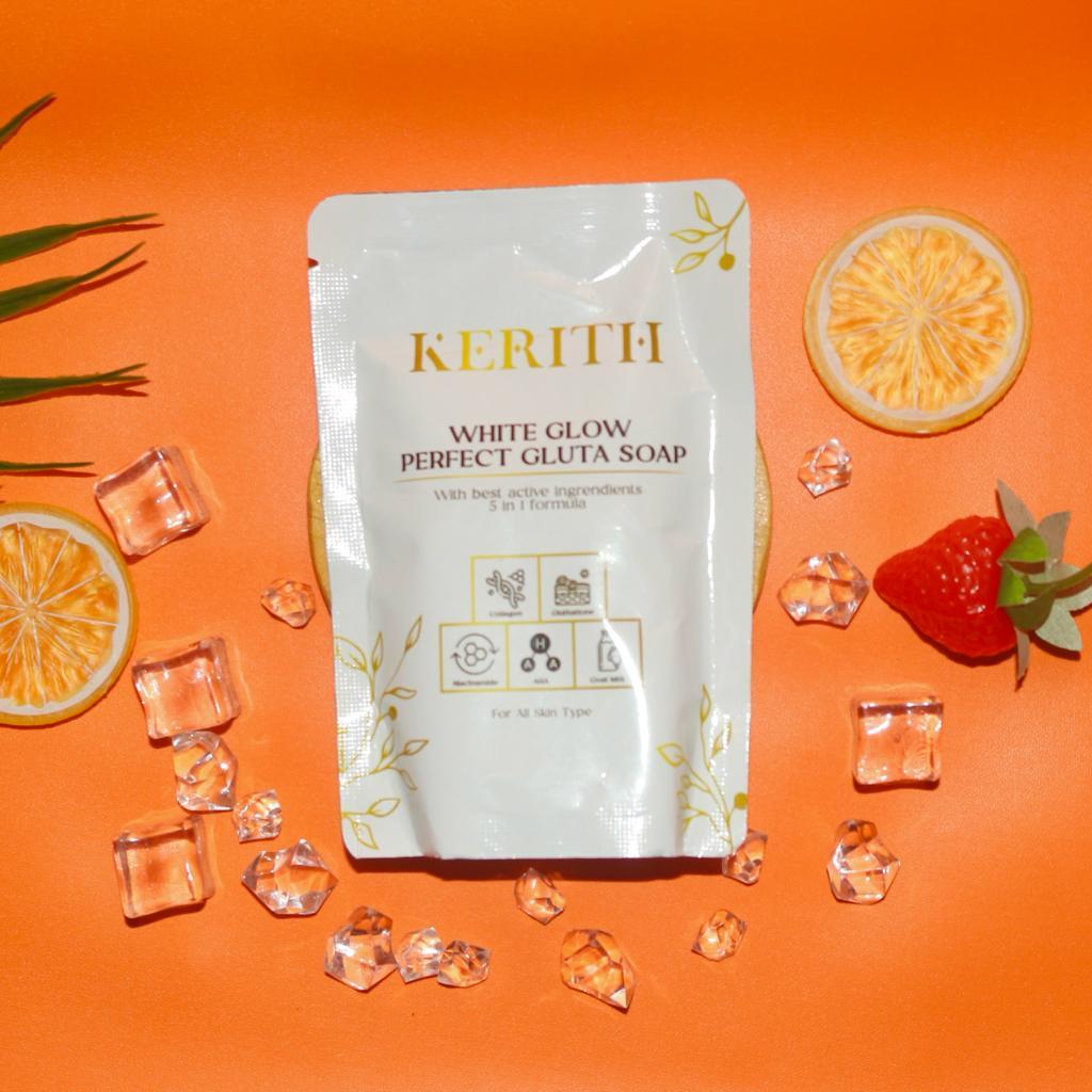 Jual Sabun Kerith White Glow Perfect Gluta Soap Original BPOM | Shopee ...