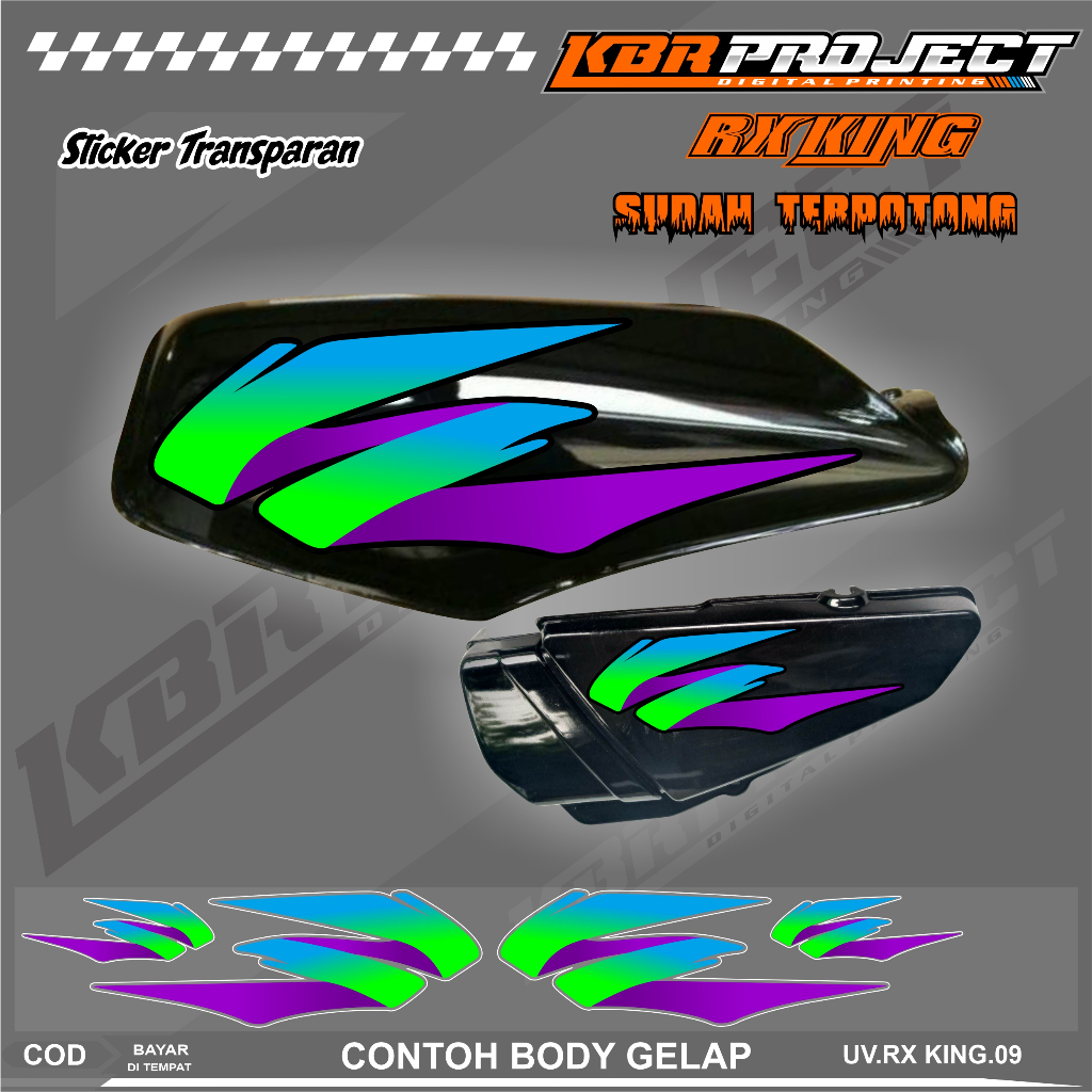 Jual RX KING STIKER STRIPING TRANSPARAN PREMIUM MOTOR KEREN LIS VARIASI ...