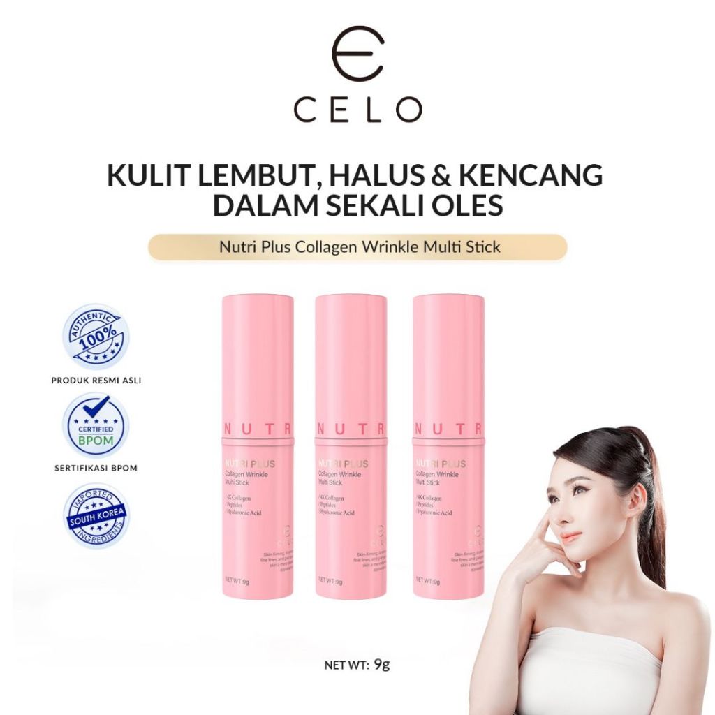 Jual 3PCS CELO Nutri Plus Collagen Wrikle Multi Stick | Shopee Indonesia