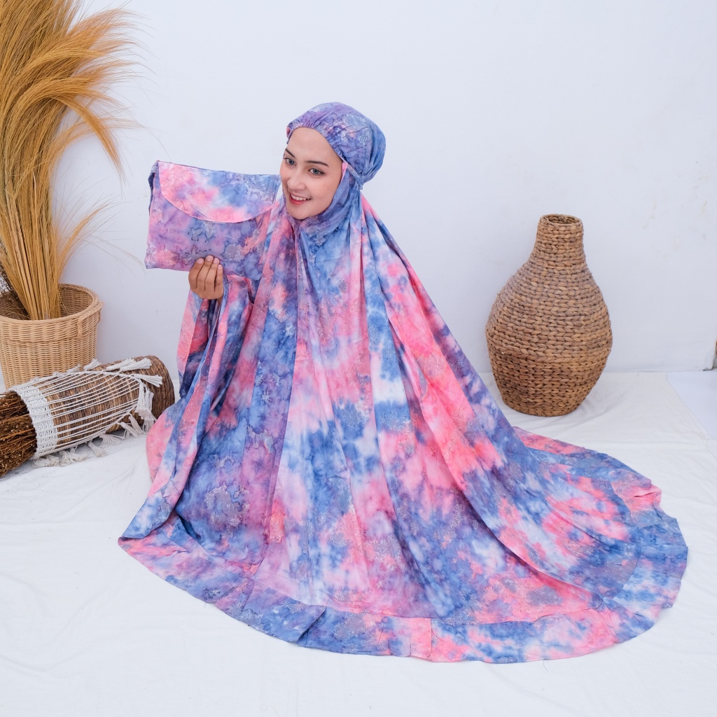 Jual JUMBO-Mukena Rayon Bali Tiedye Motif Granit (ORIGINAL)Mukena ...