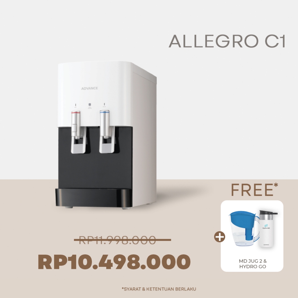 Jual ADVANCE - Reverse Osmosis Allegro C1 Water Purifier - Dispenser ...