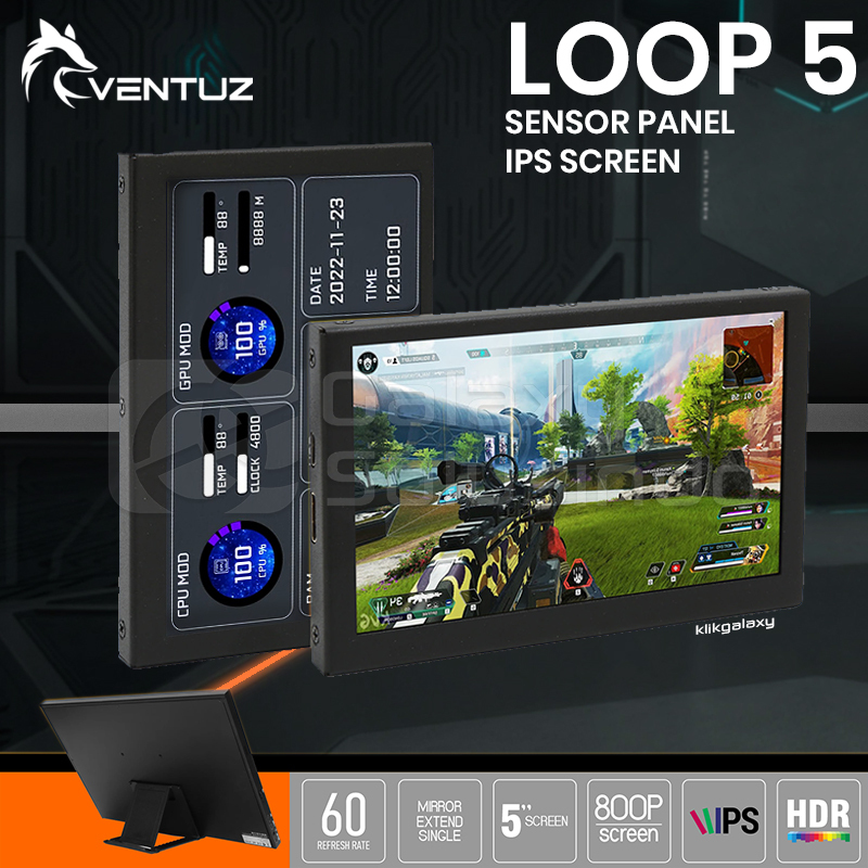 Jual VENTUZ LOOP 5" IPS LCD monitor for Aida 64 - USB Type A To Micro USB | Shopee Indonesia