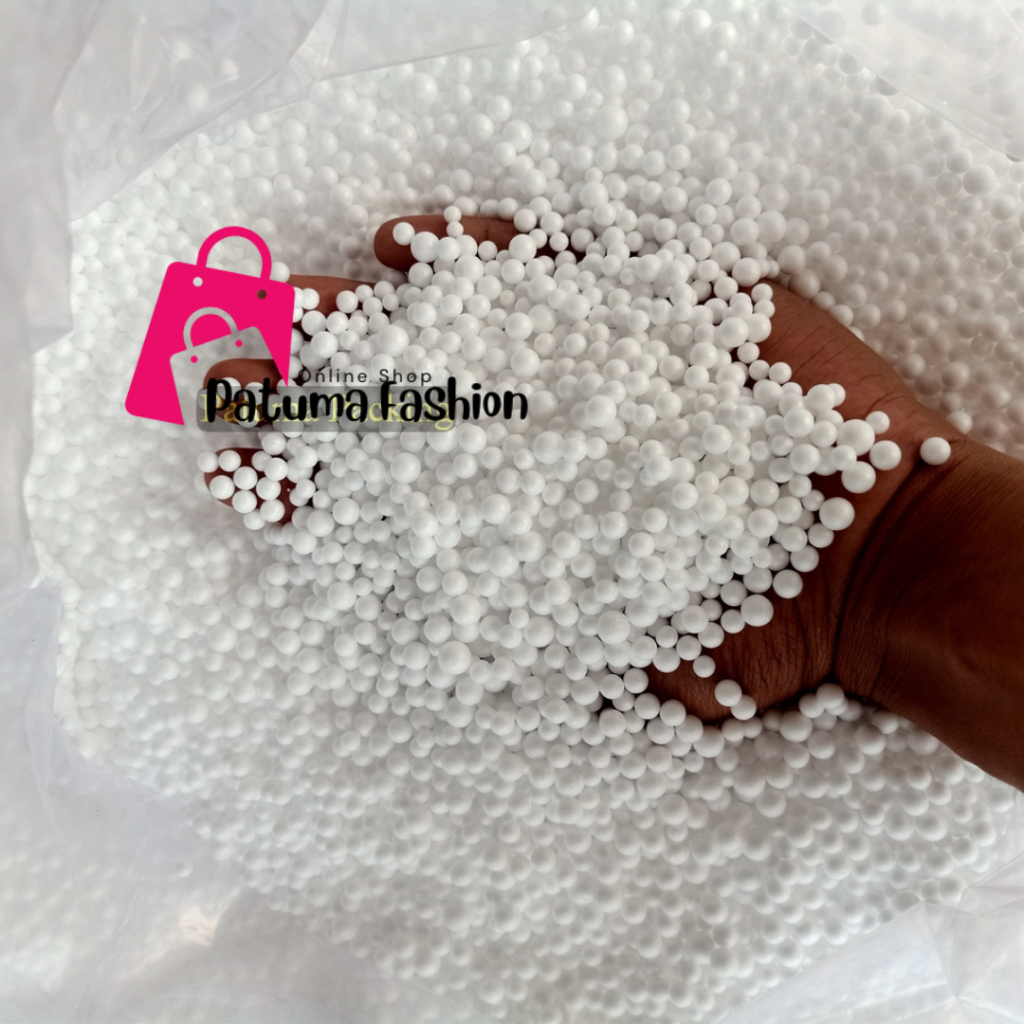 Jual 1 Kilogram Butir Styrofoam / Gabus butiran / Bola Salju Warna ...