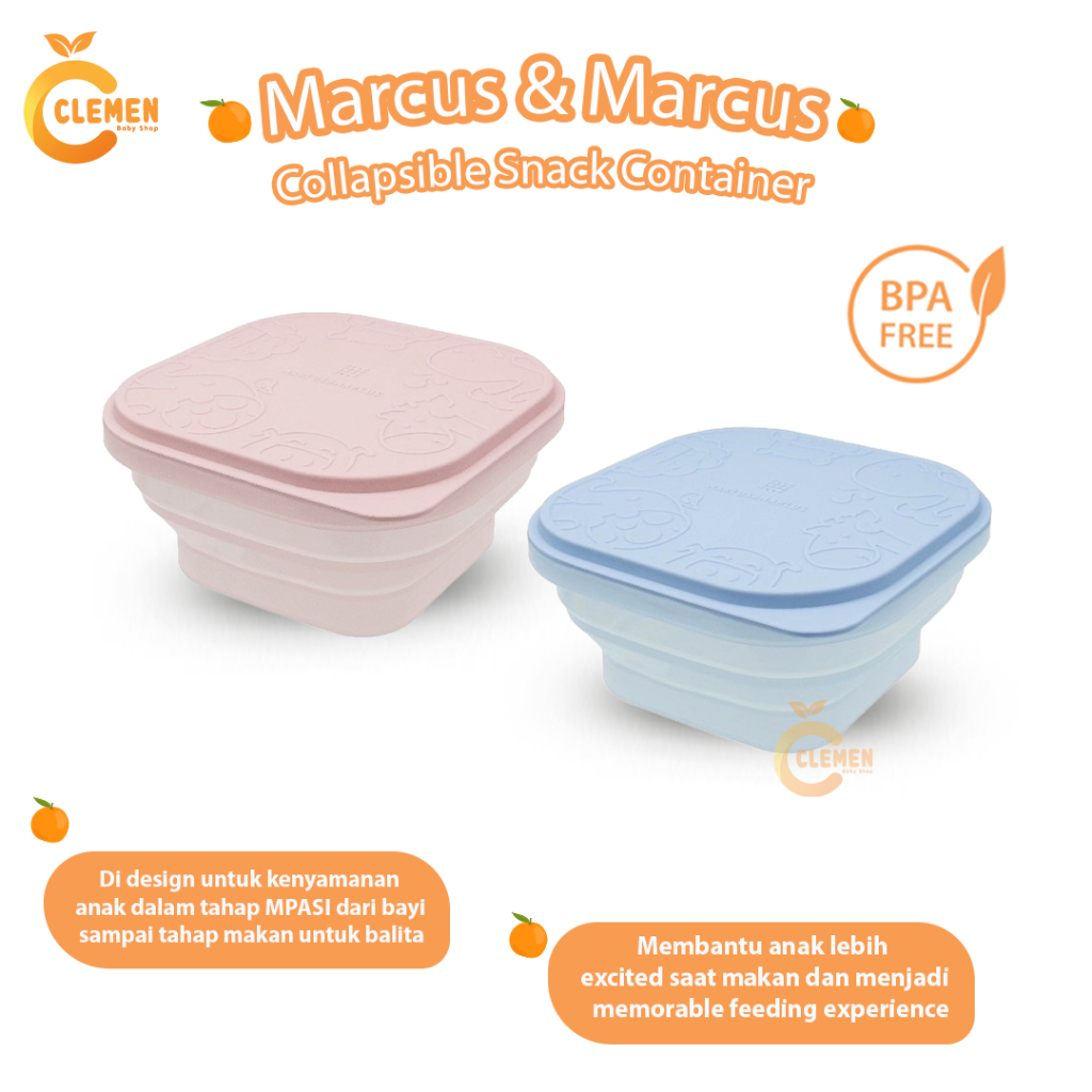 Jual Marcus&Marcus Collapsible Snack Container (Mangkuk Snack Lipat ...