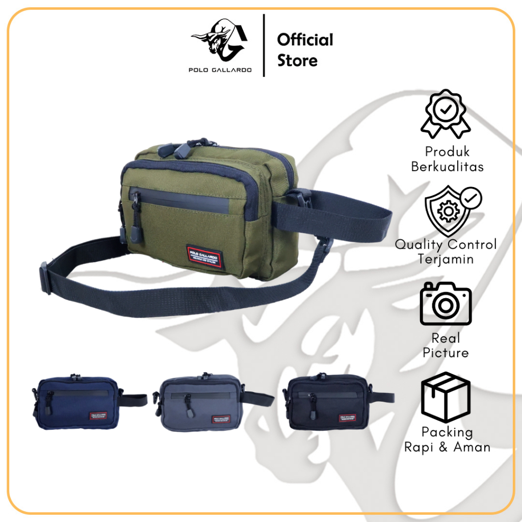 Jual Polo Gallardo Handbag Pria Clutch Bag Men Tas Tangan Cowok Bahan ...