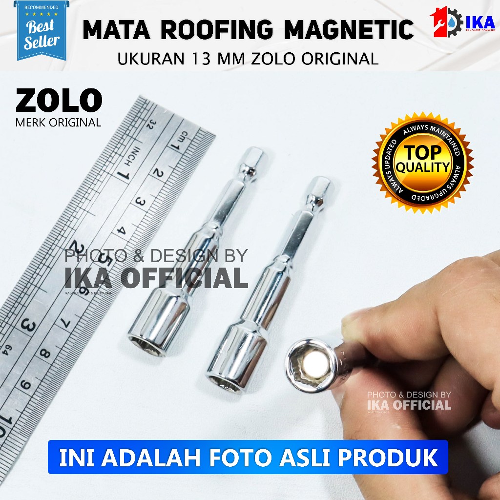 Jual ZOLO ORIGINAL 100% Mata Roofing Pendek 8x65 Mm Baut Baja Ringan ...