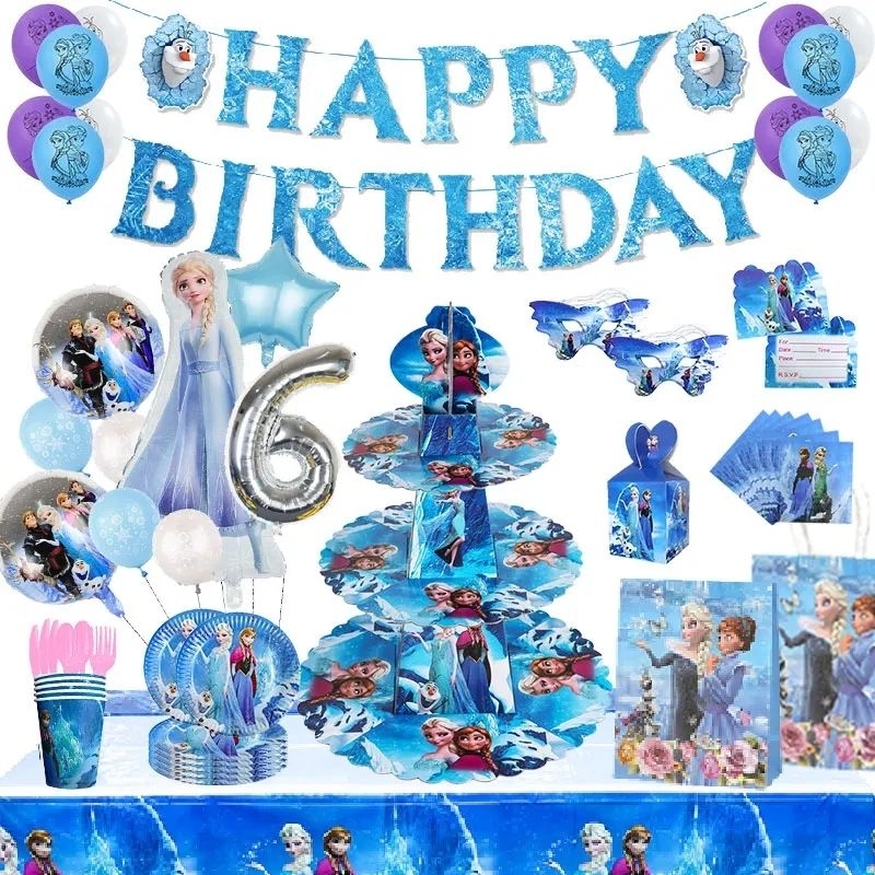 Jual FROZEN Paket perlengkapan dekorasi pesta ulang tahun Frozen ...