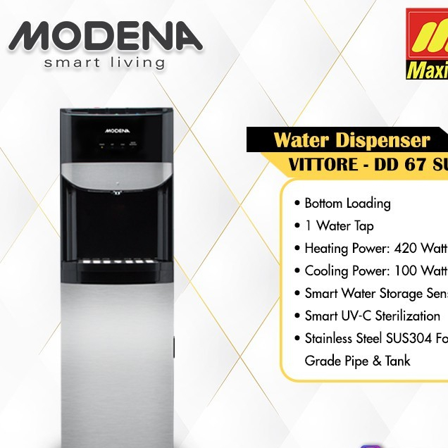 Jual MODENA DD67SUV/DD 67 SUV Dispenser Air Galon Bawah - Garansi Resmi ...