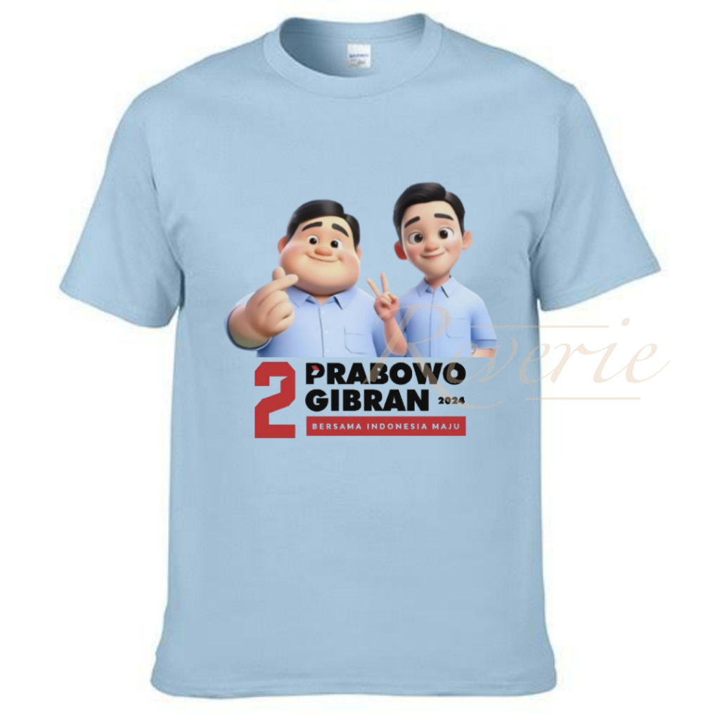 Jual KAOS PRABOWO GIBRAN NOMOR 2 GEMOY BAJU SERAGAM RELAWAN TIM SUKSES KAMPANYE BERSAMA ...