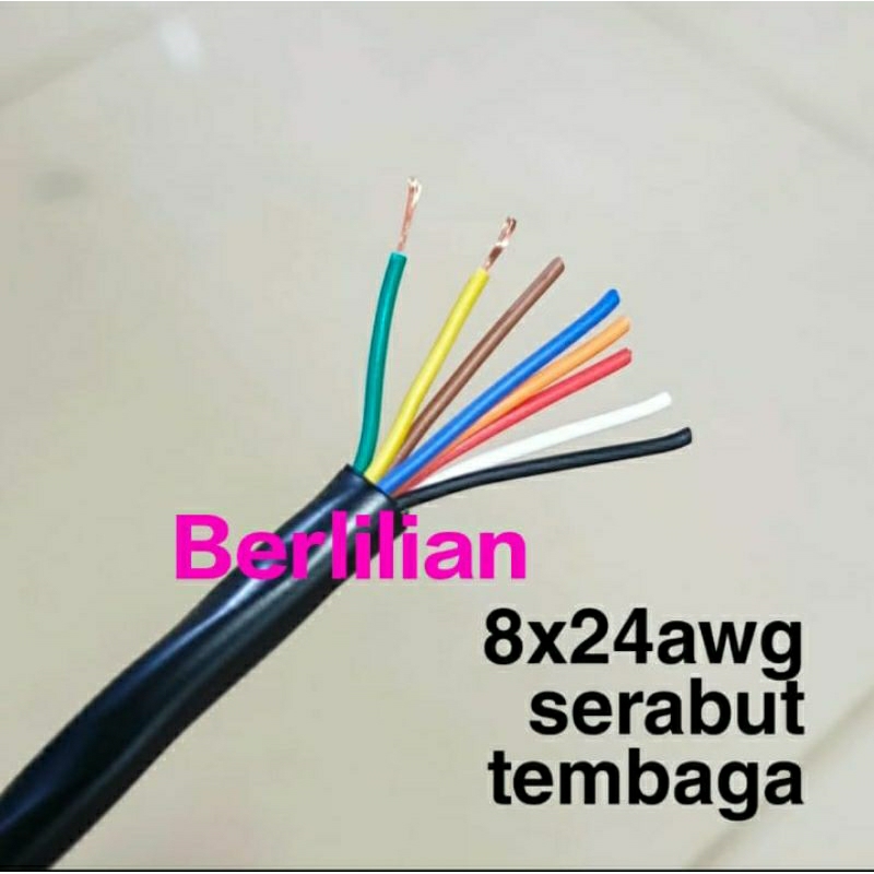 Jual Kabel Awg24 8 jalur Jual Per/5meter Kabel Awg 24 8jalur / Kabel ...