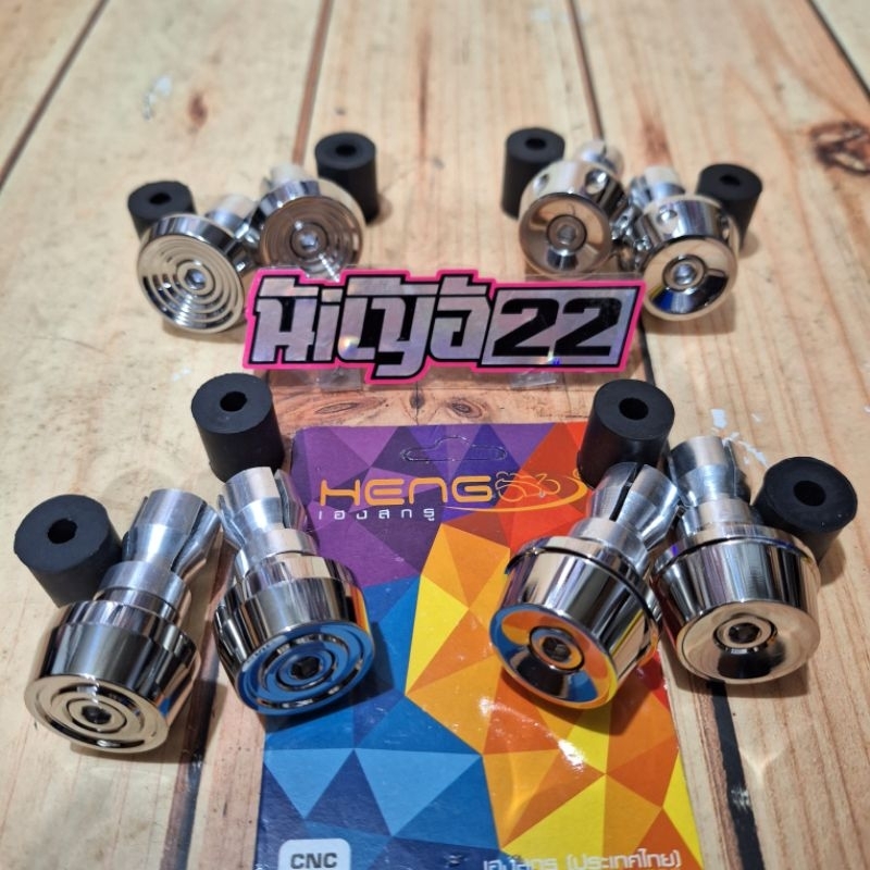 Jual jalu stang stainless glossy original heng thailand bar end bandul ...